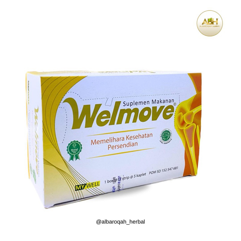 Jual WELMOVE MEMELIHARA KESEHATAN PERSENDIAN (1 STRIP ISI 5KAPLET ...