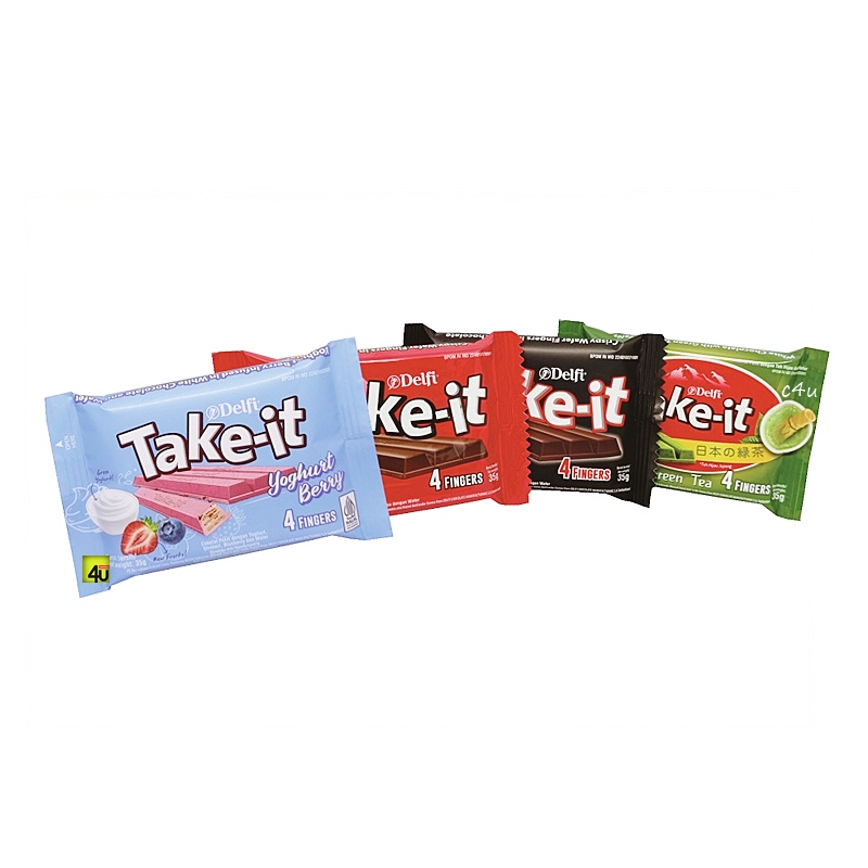 Jual Take It - 4F Chocolate Wafer - 35g | Shopee Indonesia