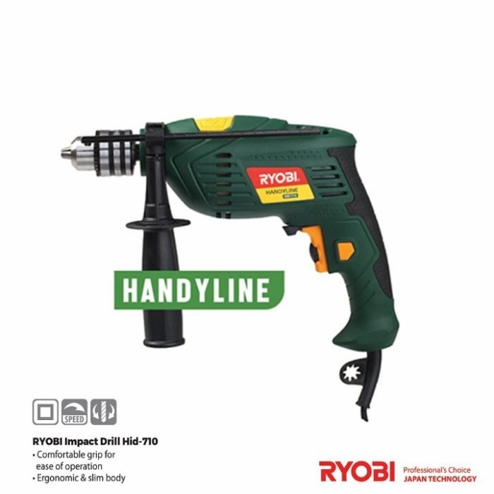 Jual Ryobi HID-710 Impact Drill Bor Listrik Tangan 13mm | Shopee Indonesia