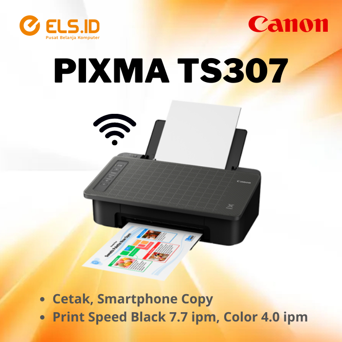 Jual Printer Canon PIXMA TS307 InkJet Color Wireless | Shopee Indonesia