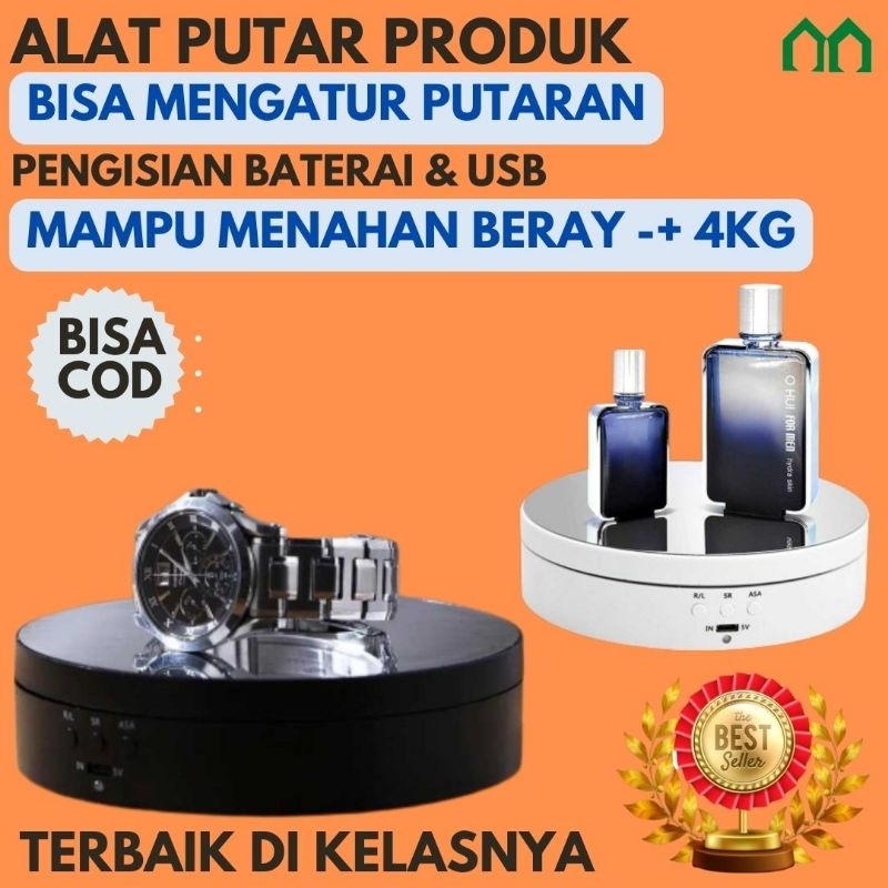 Jual Alas Putar Fotografi Rotating Display 360 Derajat - Alat Putar ...