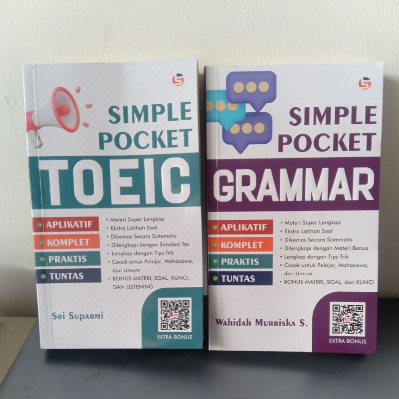 Jual BUKU SIMPLE POCKET GRAMMAR..,TOEIC | Shopee Indonesia