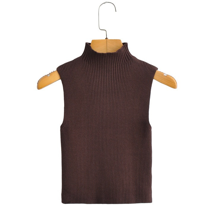 Jual AJW Inner Rajut Turtleneck Tanpa Lengan Premium Import Bahan Halus ...