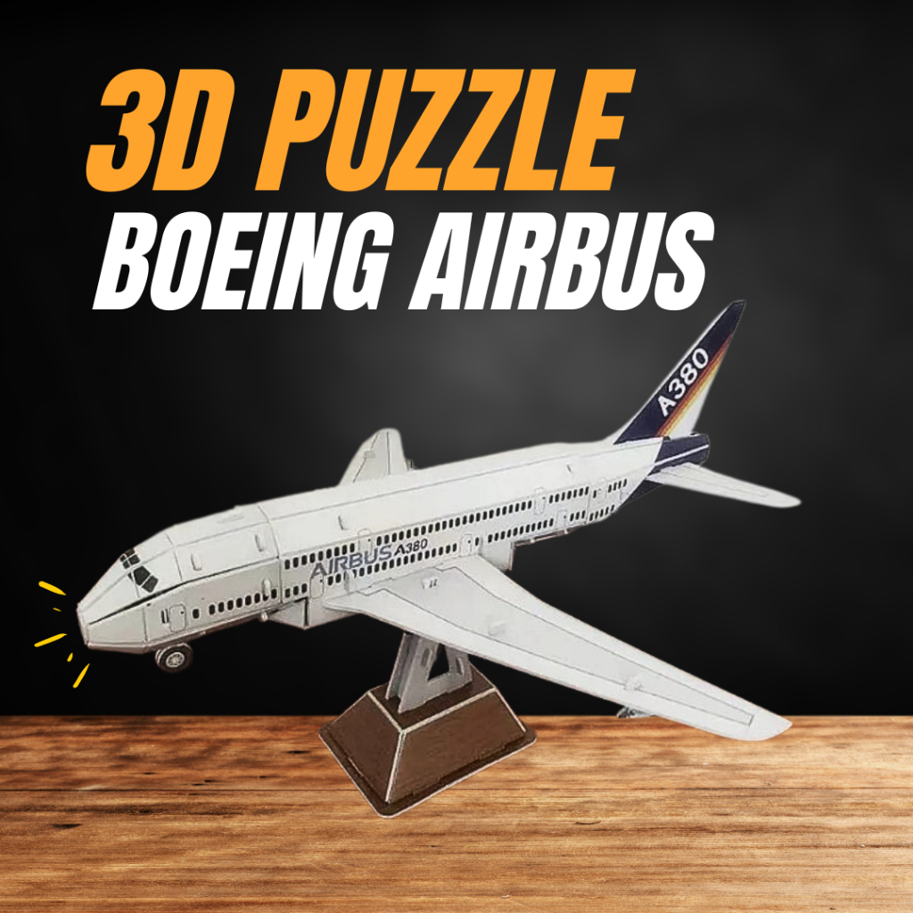 Jual Pesawat Boeing 737 - Model Pesawat Airbus A380 - 3D Puzzle ...