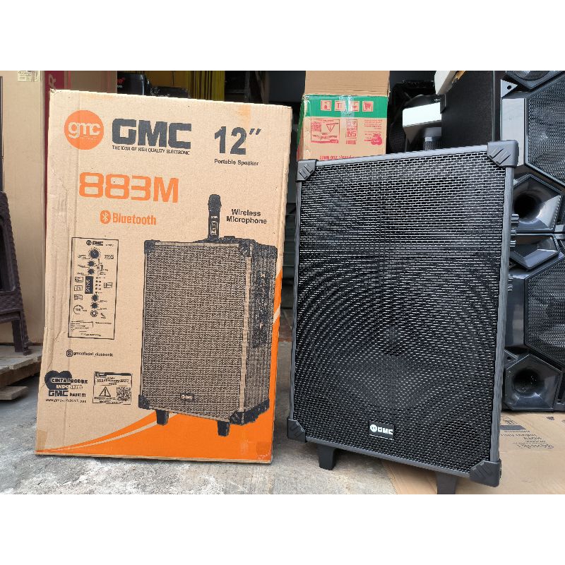 Jual speaker bluetooth gmc 12 inc speaker gmc 883M original | Shopee ...