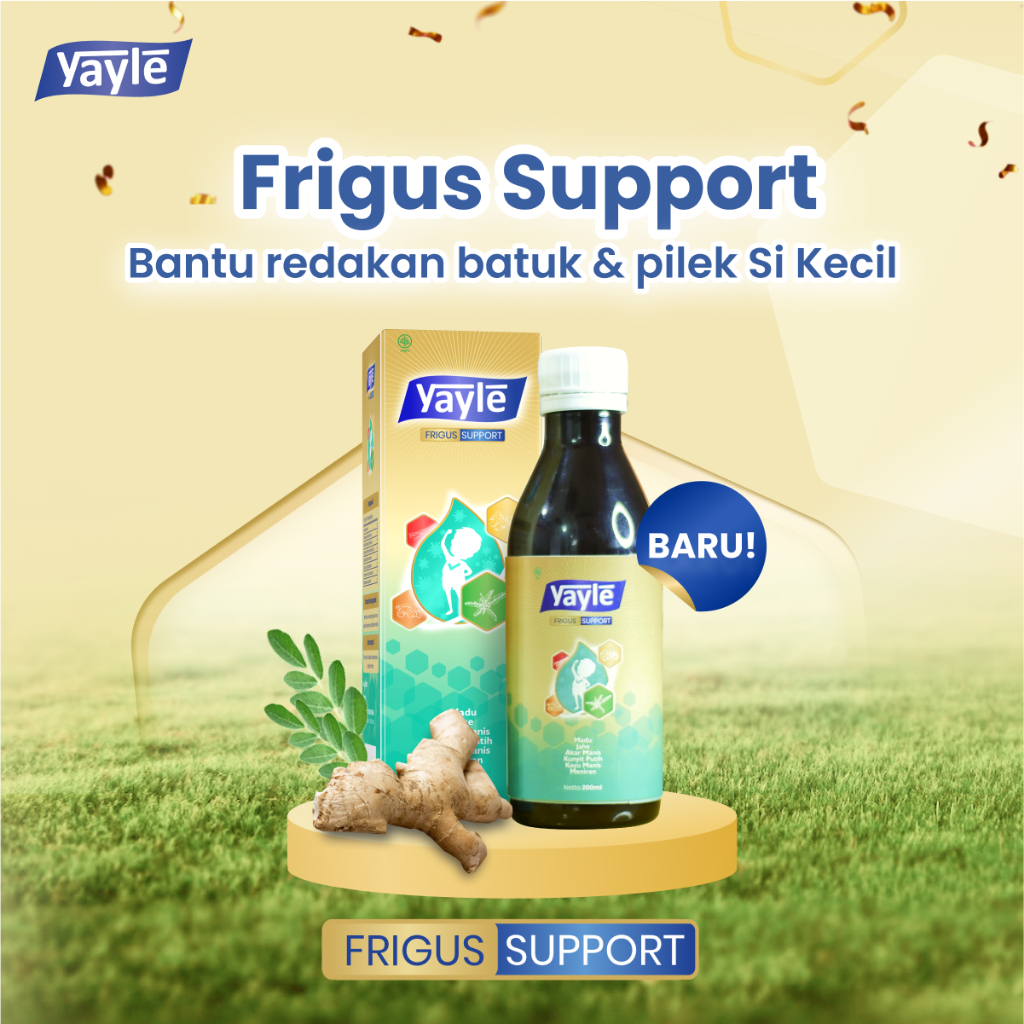 Jual Yayle Frigus Support 200ml _ Meredakan batuk dan pilek - Madu Anak Asli | Shopee Indonesia