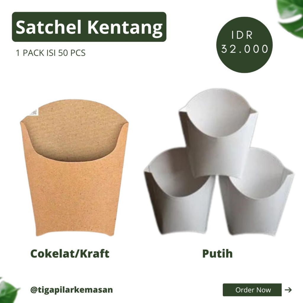 Jual box kentang/Satchel kentang/tempat kentang | Shopee Indonesia