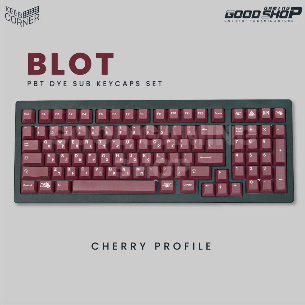 Jual KC Keycaps BLOT CHERRY PROFILE 129 keys | Shopee Indonesia