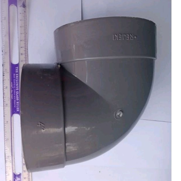 Jual Keni pipa pvc/elbow pralon 4inc/kenee paralon/sambungan pipa pvc ...