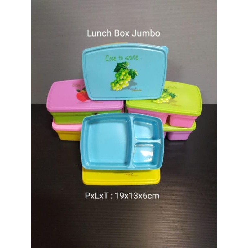 Jual CALISTA LUNCH BOX / KOTAK MAKAN / KOTAK BEKAL / KOTAK NASI / KOTAK ...