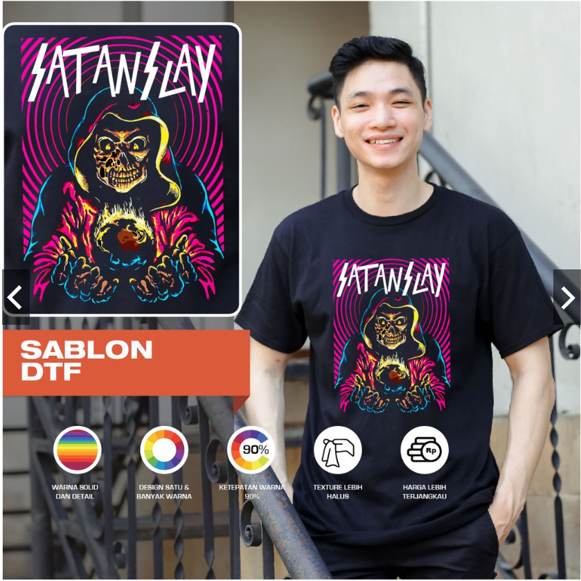 Jual Kaos Custom Satuan Sablon DTF New States Apparel Premium Lengan ...