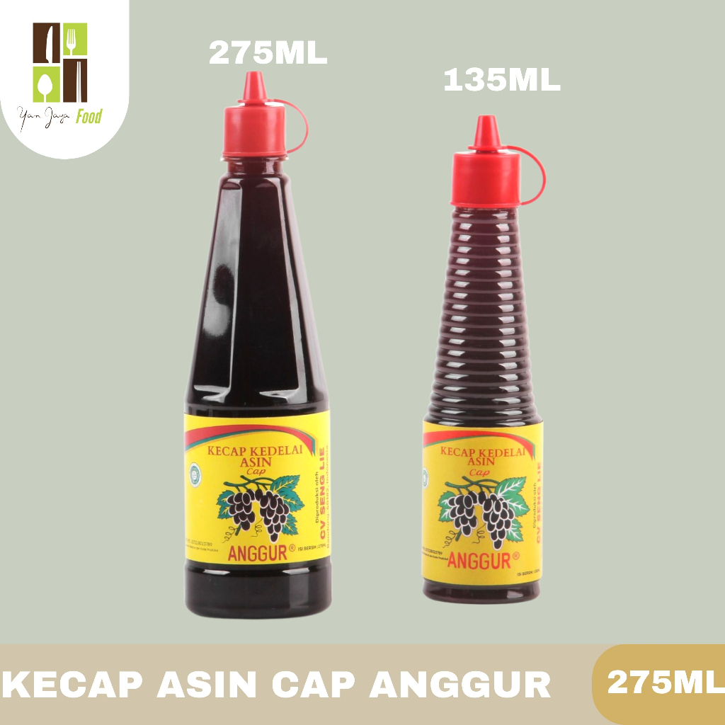 Jual Kecap Asin Cap Anggur / Senglie / Kecap Tulen/ Kecap Asin / 135ml ...
