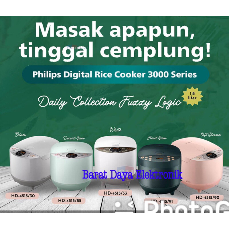 Jual Philips Magic Com Rice Cooker Digital HD4515 Magic Com Digital 10 ...