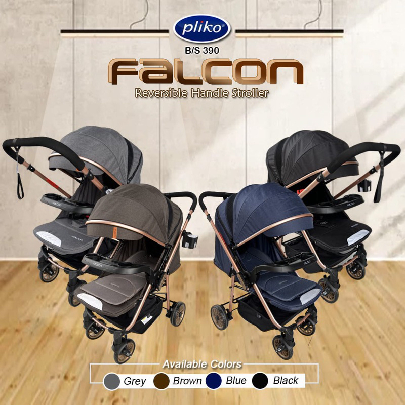 Jual Stroller Pliko Falcon 390 Reversible Handle / Kereta Dorong Bayi ...