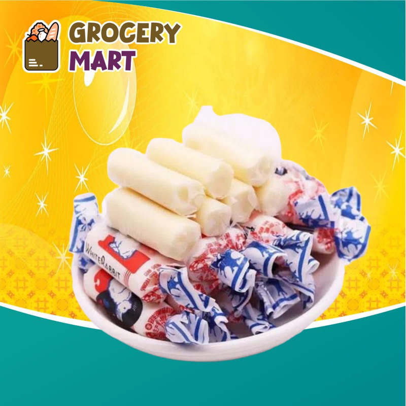Jual White Milk Creamy Rabbit 100gram / Permen Susu Kelinci Halal - NON ...