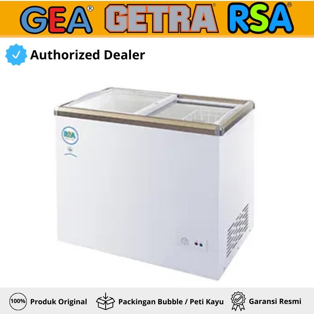 Jual Chest Freezer Box Sliding Rsa Xs-200 Freezer Sliding Kaca Flat ...