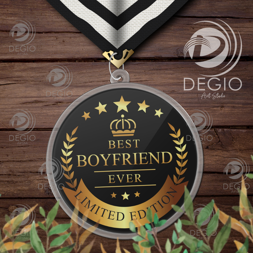 Jual Medali best boyfriend girlfriend kado hadiah untuk pacar | Shopee ...