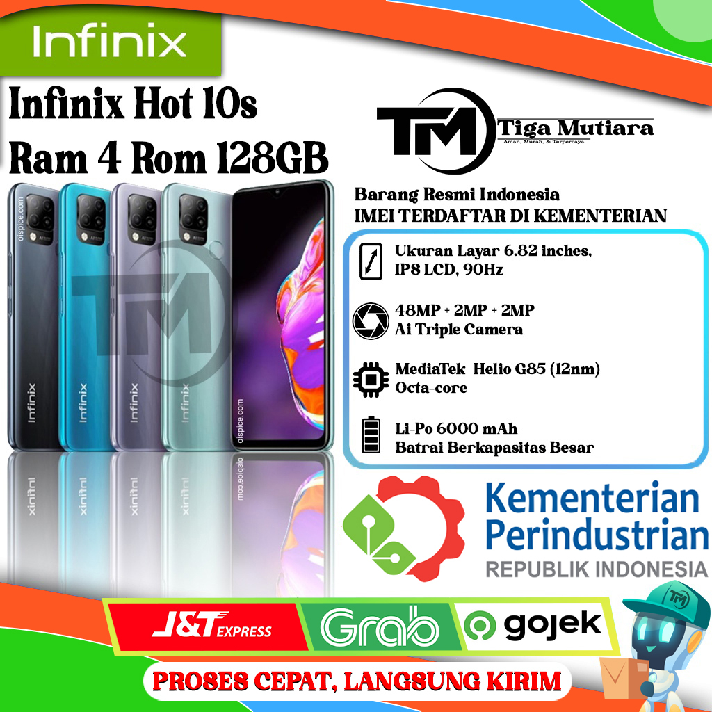 Jual Infinix Hot 10s Ram 4 Rom 128GB | Shopee Indonesia