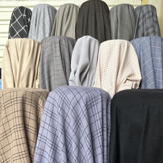 Jual kain semi woll import motif ( harga per meter ) | Shopee Indonesia