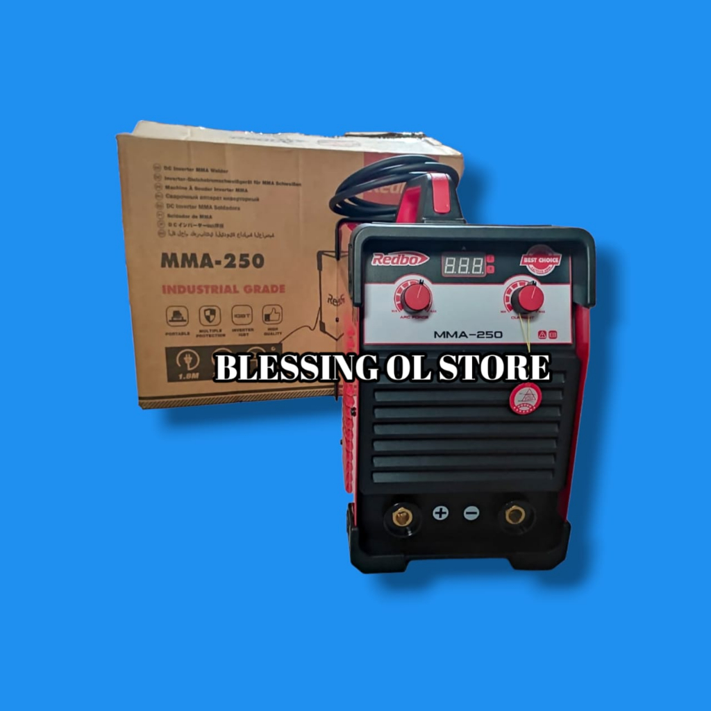 Jual MESIN LAS REDBO MMA 250 S TRAFO LAS INVERTER MMA 250 TRAVO LAS | Shopee Indonesia