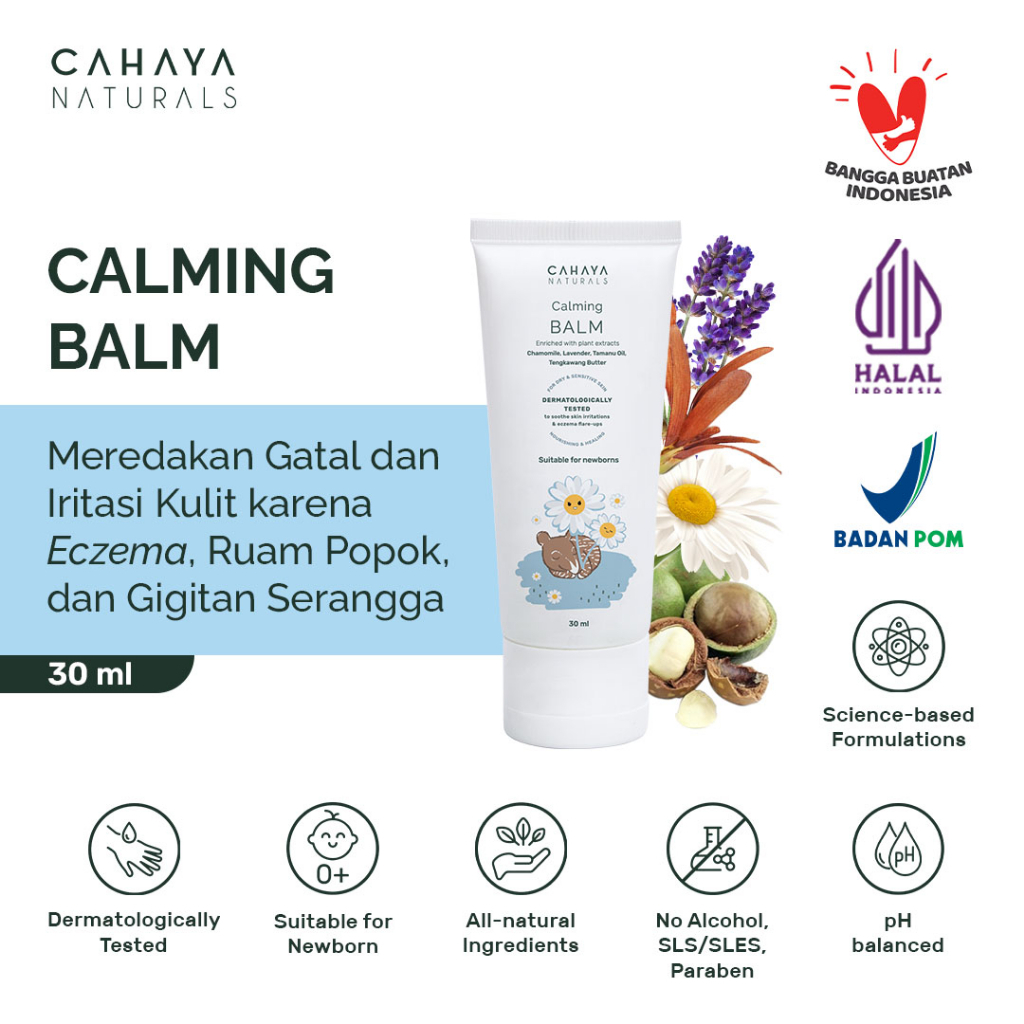 Jual Calming Balm (Eczema & Rash Cream) Cahaya Naturals - Salep Gatal ...