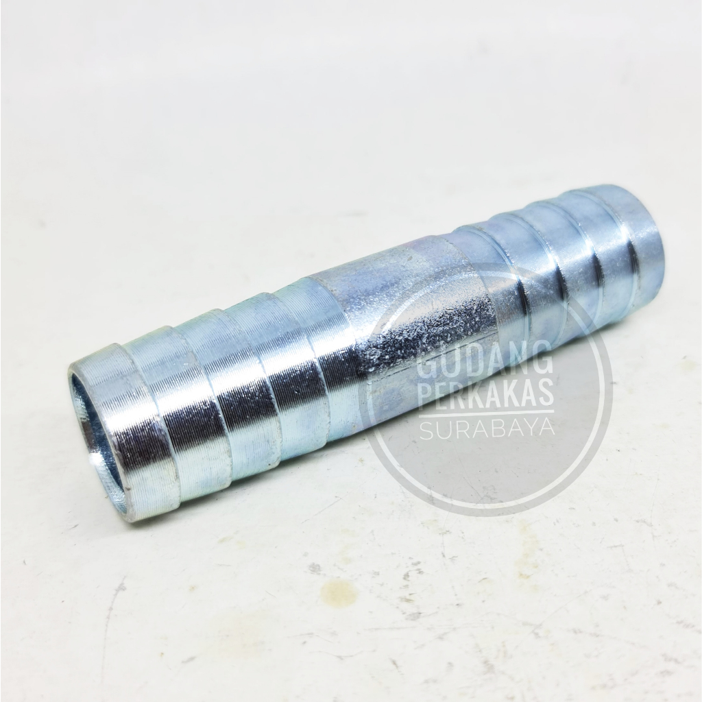Jual SAMBUNGAN SELANG 3 INCH DOUBLE HOSE BARB GALVANIZED SAMBUNGAN ...