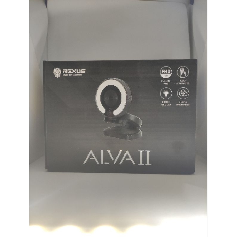Jual [NEW] Rexus Webcam Stream Alva II SW-RX03 With Mic + Ring Light ...