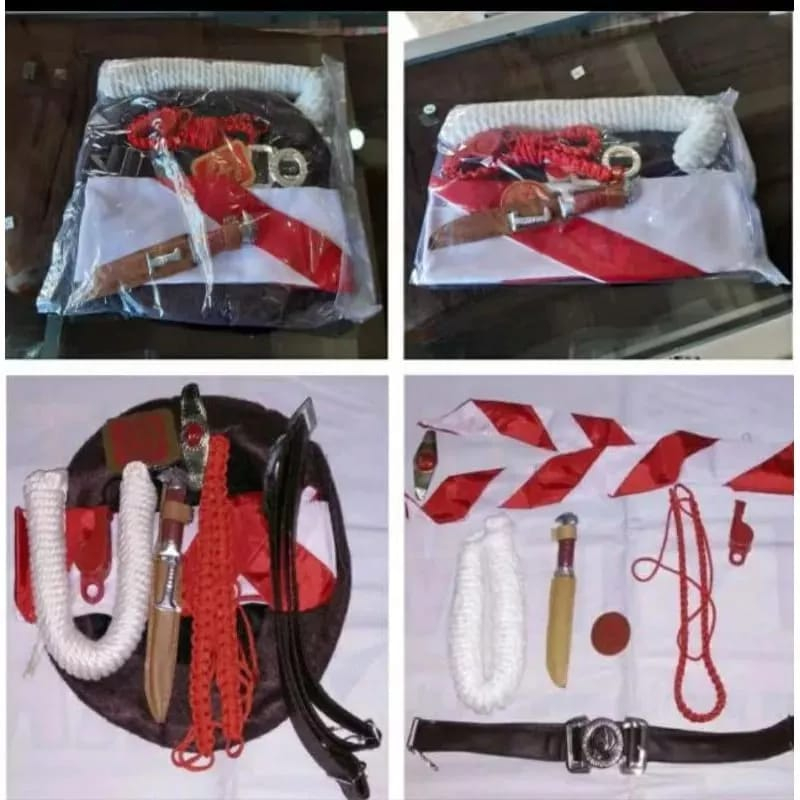 Jual Perlengkapan Alat Pramuka 1 Set Cewe/Cowo//Perlengkapan Pramuka 1 ...