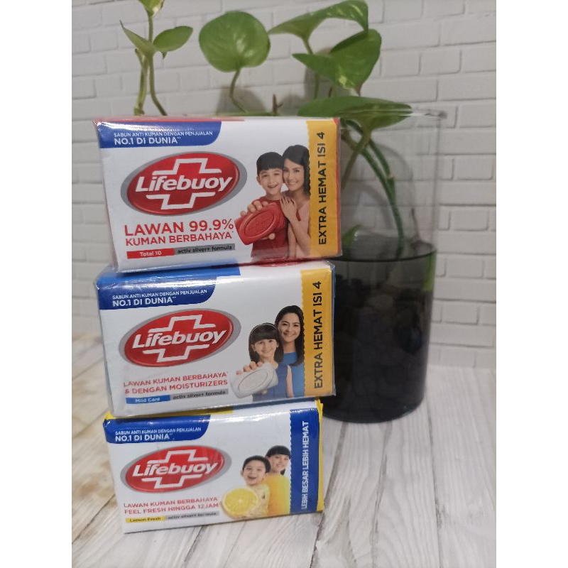 Jual Lifebuoy Bar/Batang Jumbo 4x110gr | Shopee Indonesia