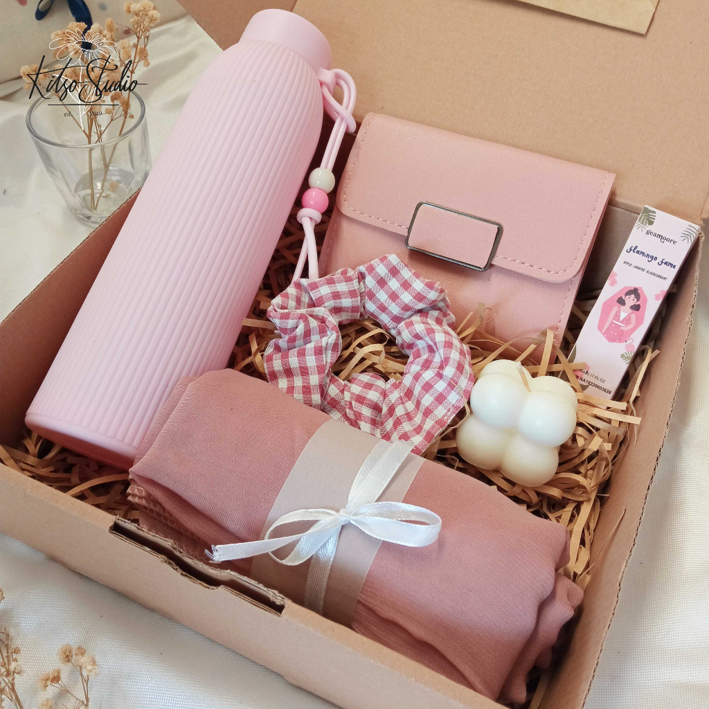 Jual [KITSO] Hampers Korean Gift Box Hijab Tumblr Tote Bag Aesthetic untuk Kado Ultah / Wisuda ...