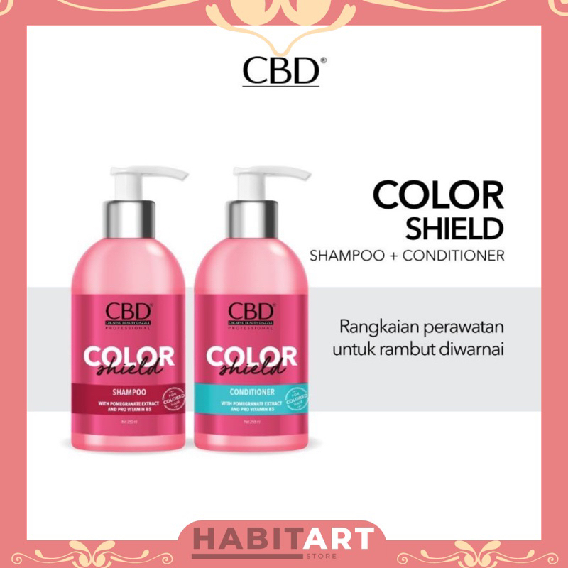 Jual CBD Color Shield Shampo & Conditioner 250 ml | Shopee Indonesia
