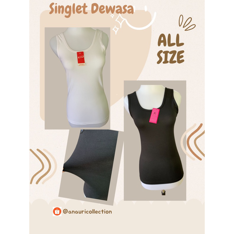 Jual singlet hitam / singlet putih | Shopee Indonesia