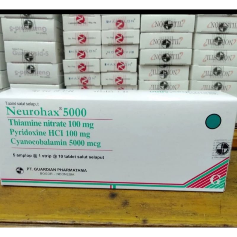 Jual Neurohax 5000 box 50 tablet | Shopee Indonesia