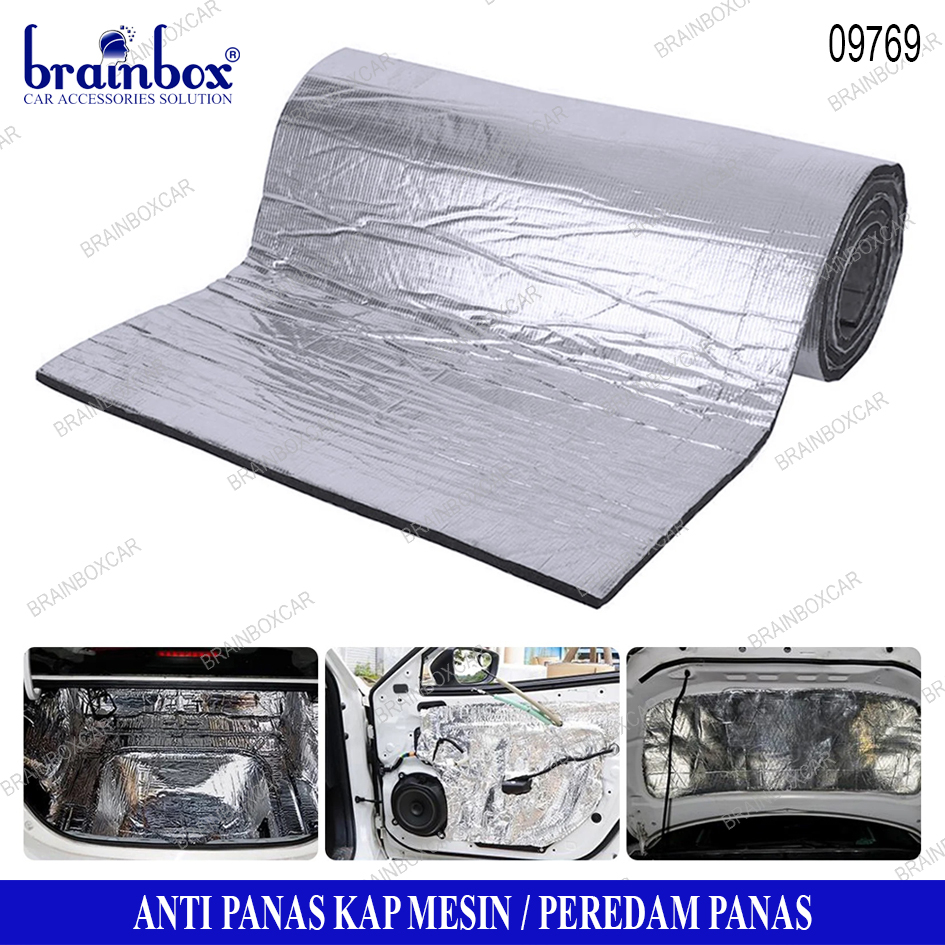 Jual Tebal 6mm Peredam Anti Panas Kap Mesin Aluminium Pelindung Panas ...