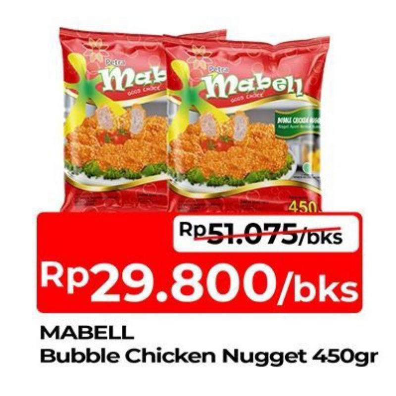 Jual Mabell Naget Bubble Crispy 450gr | Shopee Indonesia