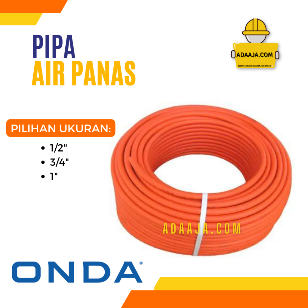 Jual Pipa Air Panas Pipa PEX Onda High Temperature Resistant 1" 1 inch ...