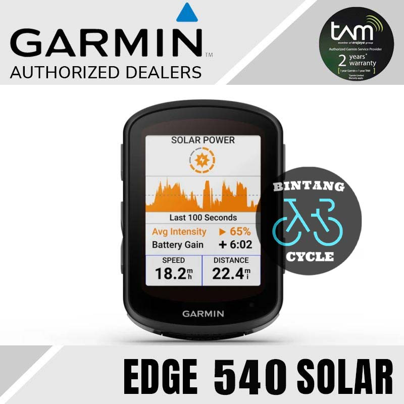 Jual Garmin Edge 540 Solar GPS Cycling Computer - GARANSI RESMI 2Th TAM ...