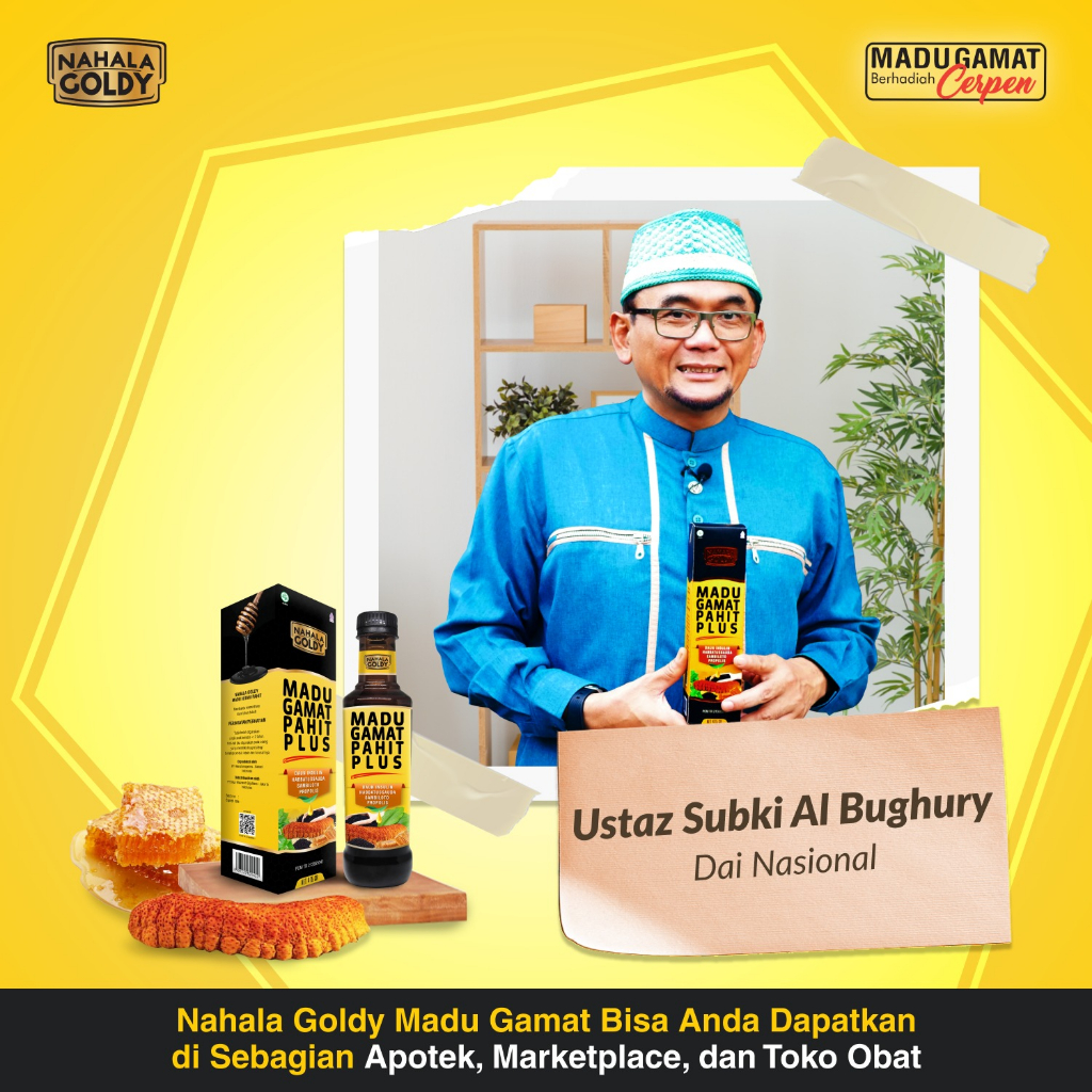 Jual Nahala Goldy Madu Hitam Gamat Plus | Berkhasiat Cepat | Shopee ...