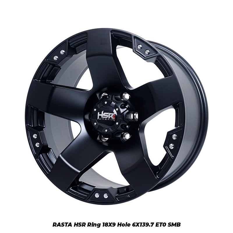 Jual VELG HSR RASTA R18 FORTUNER HILUX DC PAJERO HOLE 6X139 ET0 ...
