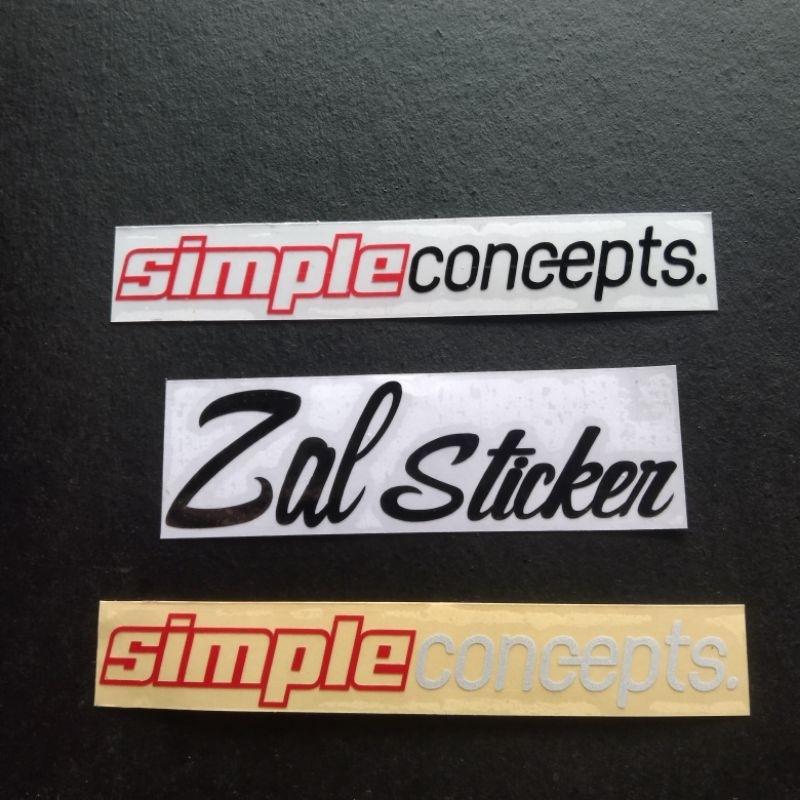 Jual sticker simple concepts sticker cutting | Shopee Indonesia
