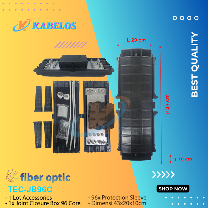 Jual Fiber Optic Joint Closure 96 Core | Joint Closure FO 96 Core FTTH ...