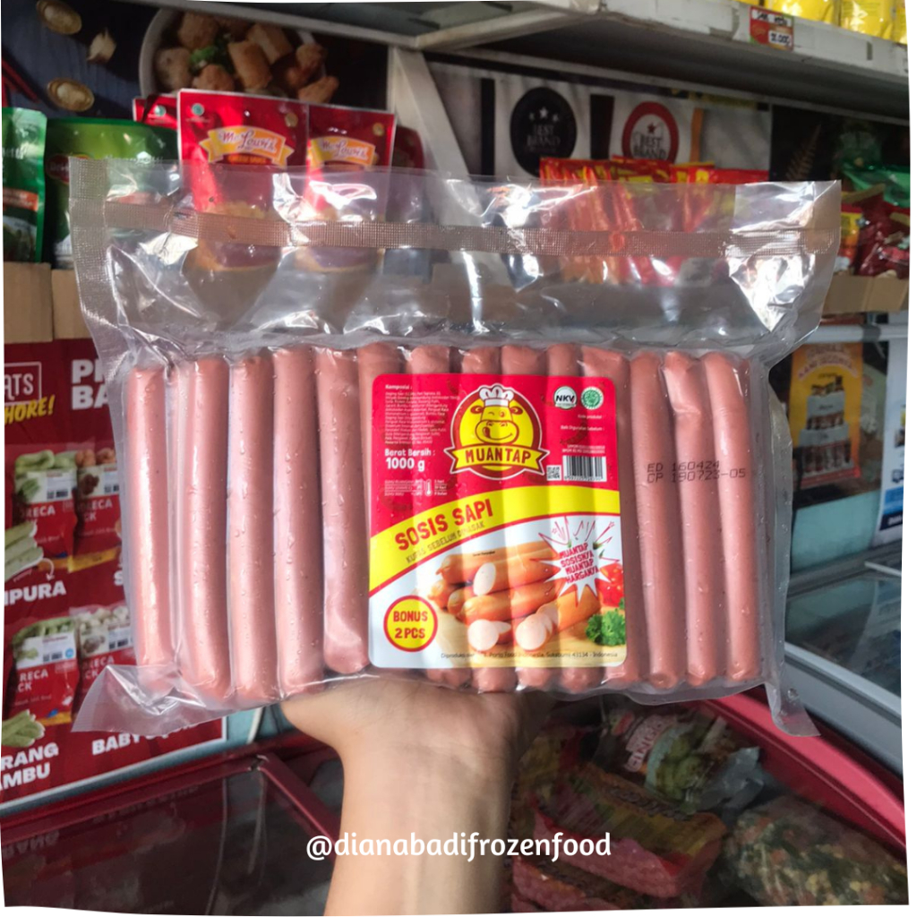 Jual MUANTAP Sosis Sapi Merah 1 Kg Murah | Shopee Indonesia