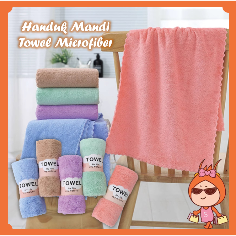 Jual Reseller Welcome - H5891 Handuk Mandi Towel Microfiber / Handuk ...