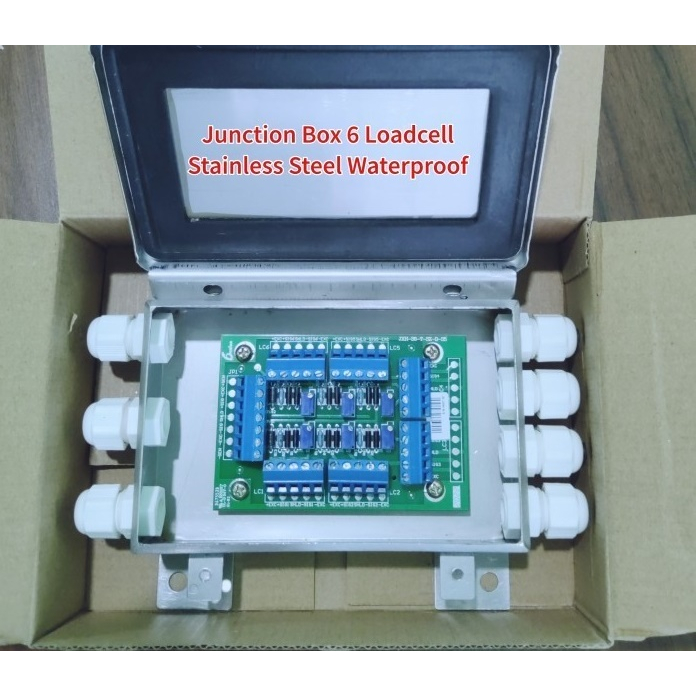 Jual Junction Box Loadcell Stainless 6 input sensor Load Cell ...