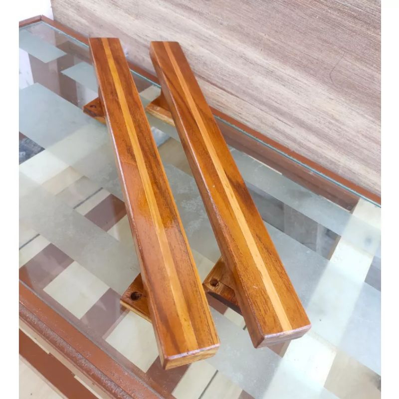 Jual Tarikan Pintu/Handle pintu kayu jati Minimalis | Shopee Indonesia