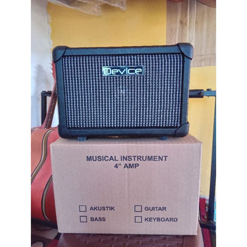 Jual Ampli Gitar Mini Device Original 4inch Terbaru | Shopee Indonesia