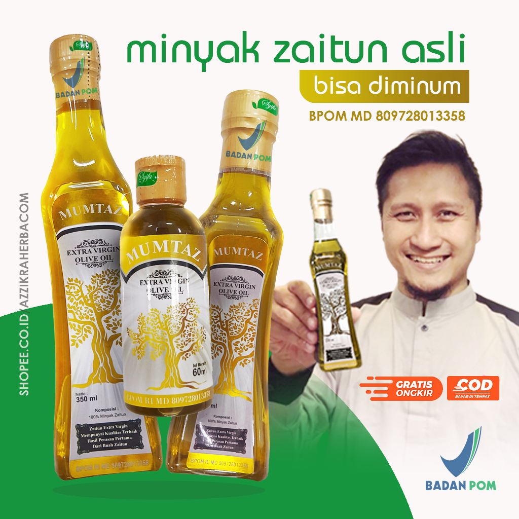 Jual Mumtaz Minyak Zaitun Extra Virgin Olive Oil Asli Untuk Diminum ...