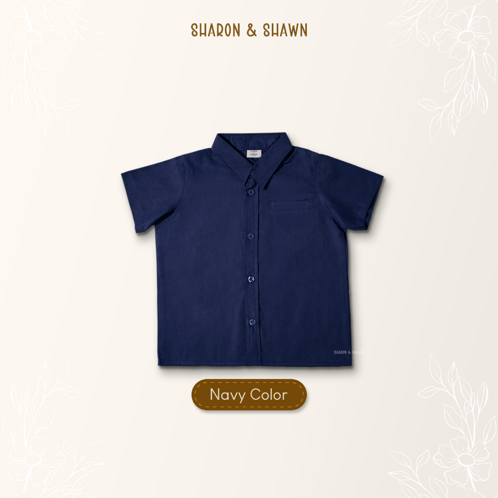 Jual Sharon&Shawn - Kemeja Anak Laki Laki- Kemeja lengan pendek anak ...
