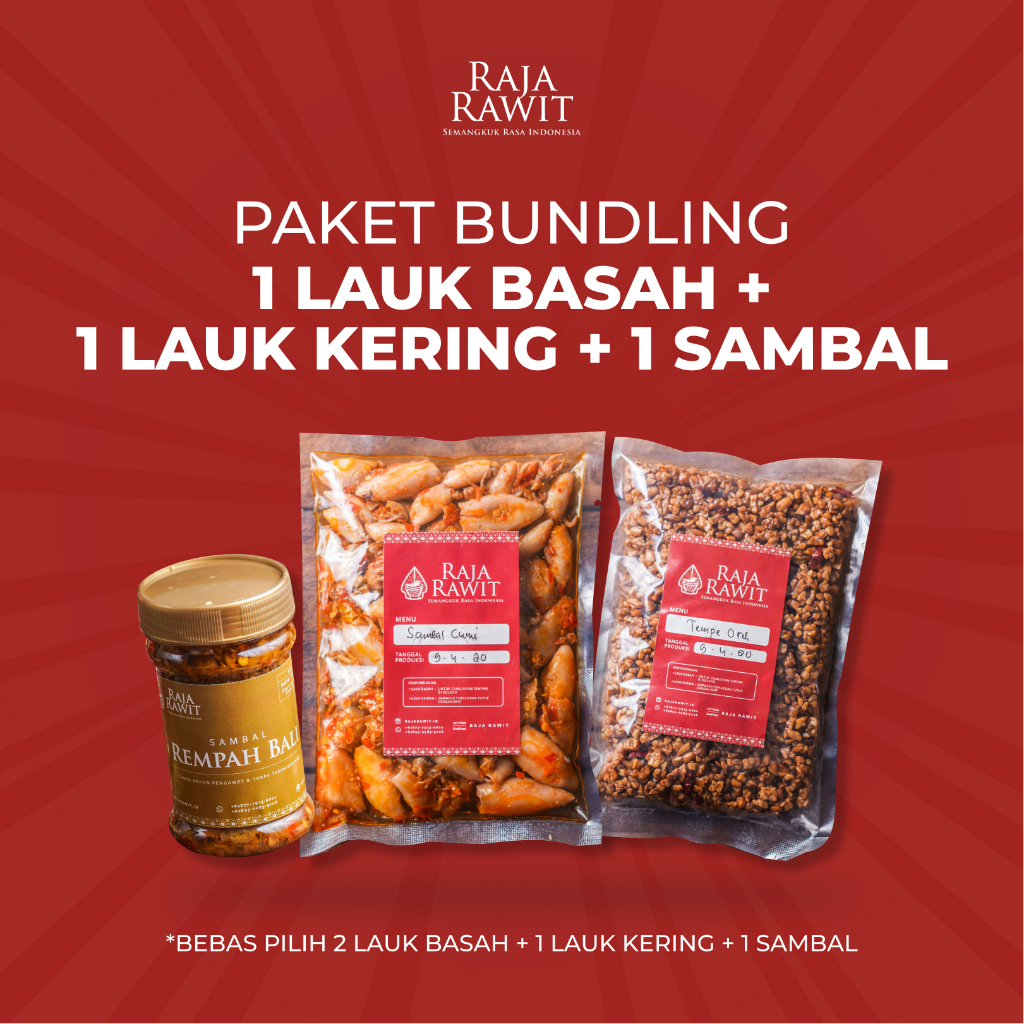 Jual RAJA RAWIT - New Bundling Paket Lengkap Semua Menu Lauk Kemasan ...