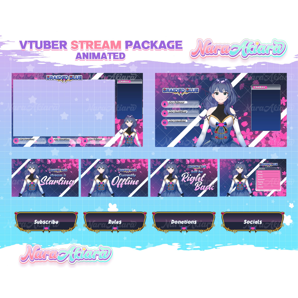 Jual Paket Overlay Profesional Buat Streaming Anda Lebih Interaktif ...